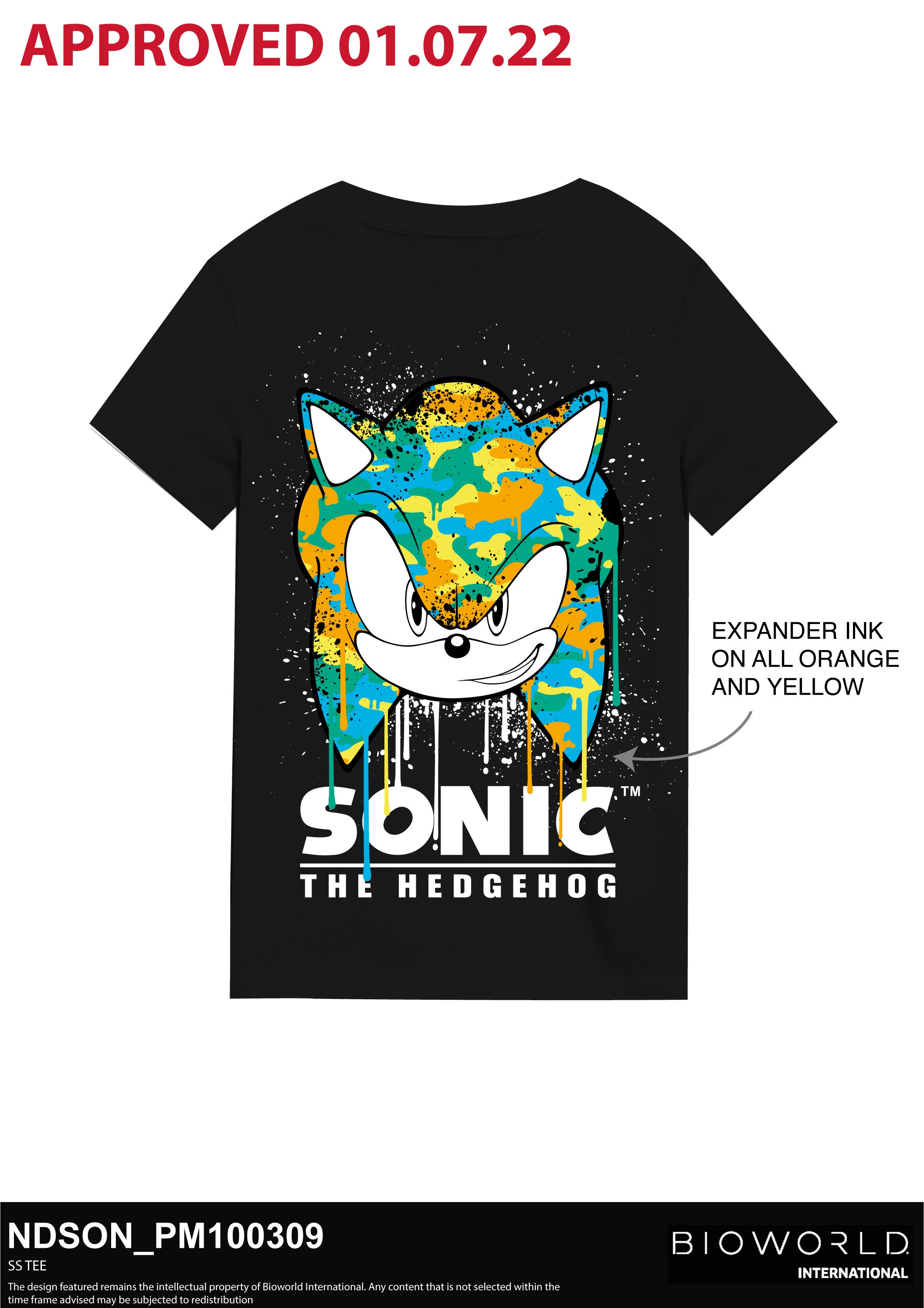 Sonic Paint Splatter – NJScreenprints